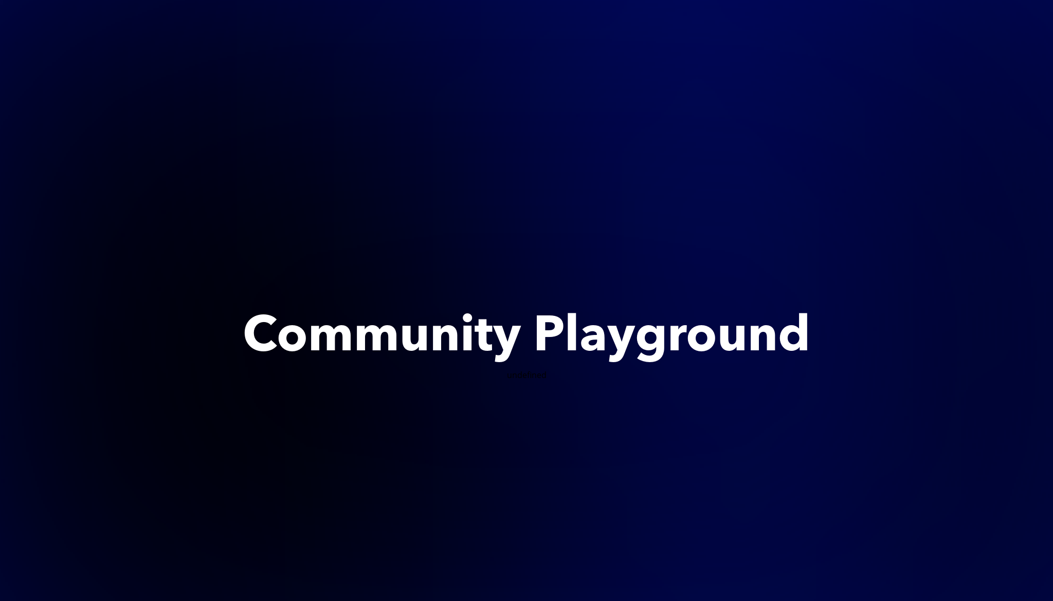 Community Playground | Dework